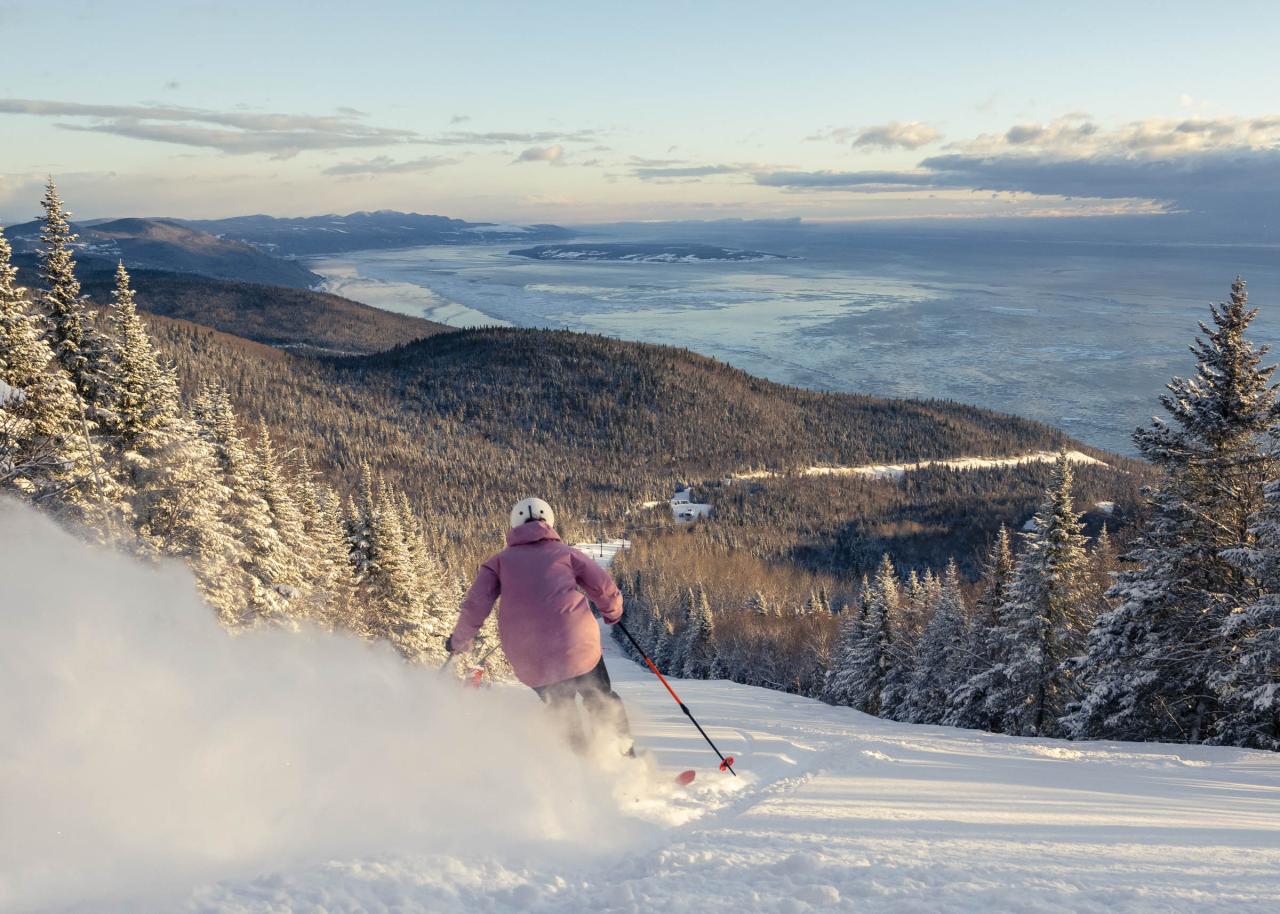 Site officiel du Massif de Charlevoix, Québec
