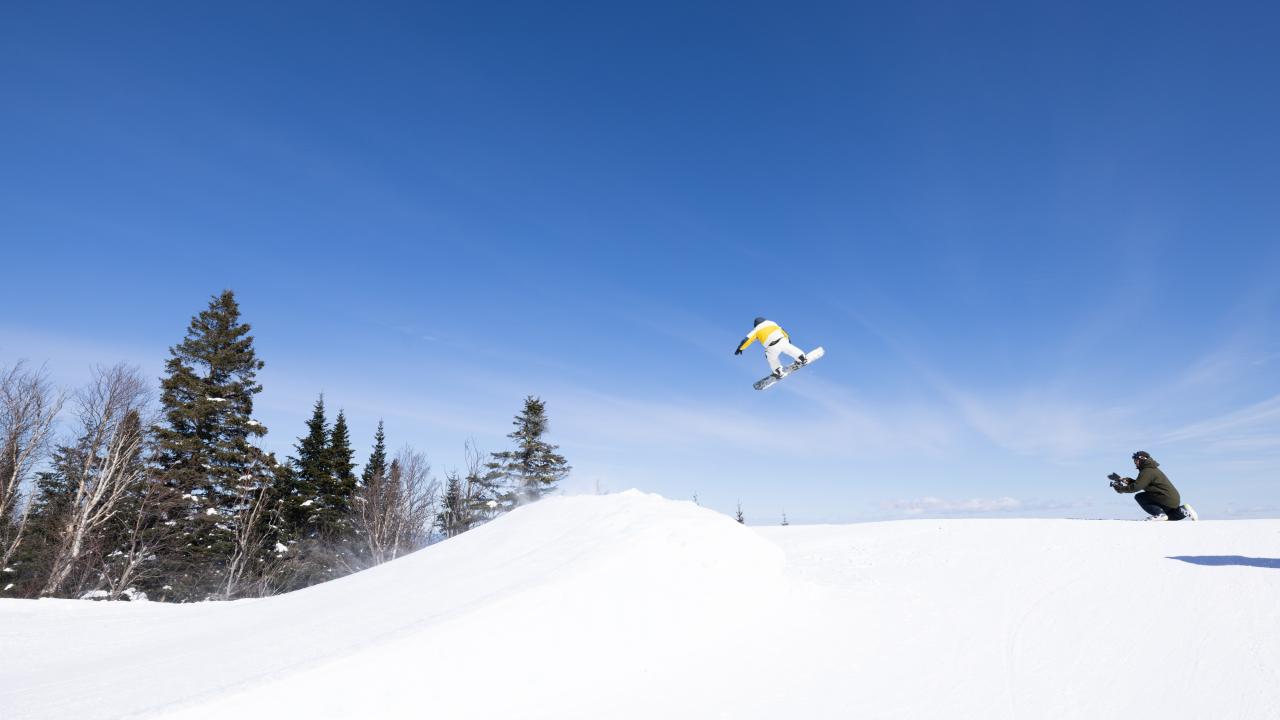 Explore Our Snowpark for Freestyle Skiing and Snowboarding